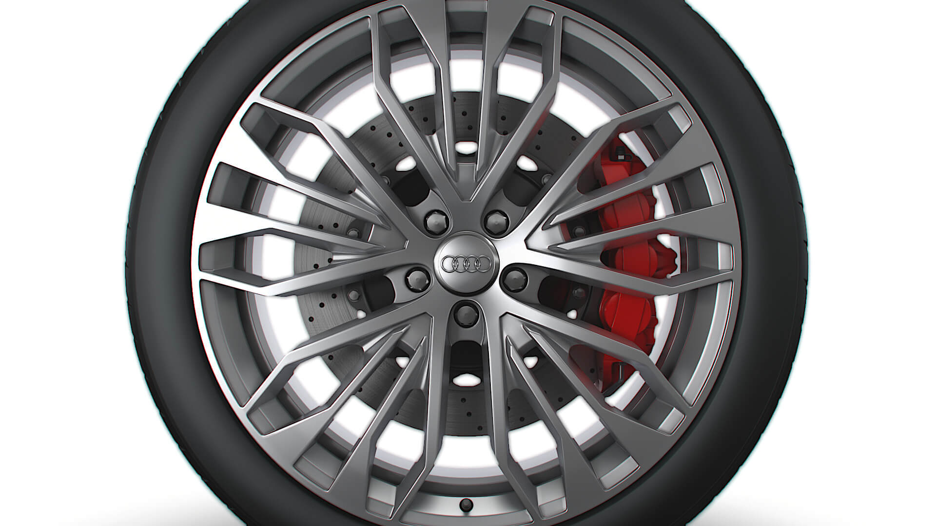 Audi R8 RS Wheel - 3D Model by Creative Idea Studio
