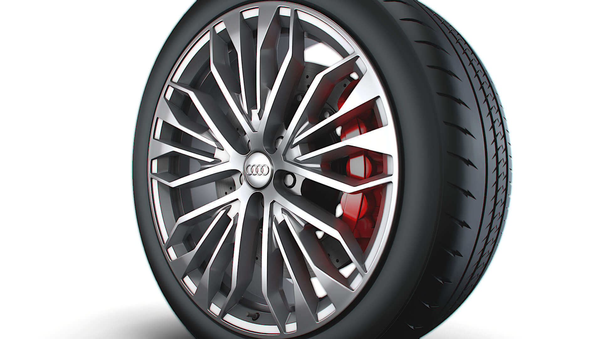 Audi R8 RS Wheel - 3D Model by Creative Idea Studio