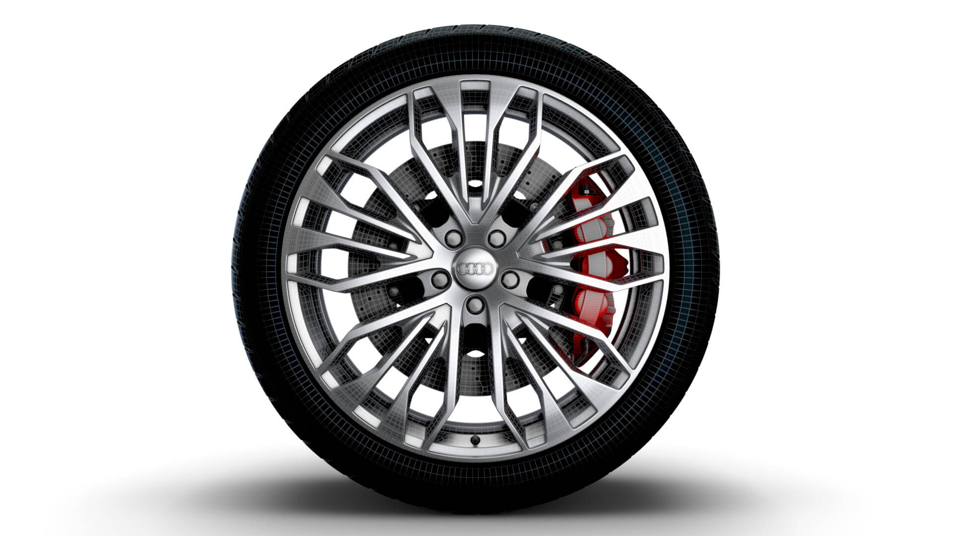 Audi R8 RS Wheel - 3D Model by Creative Idea Studio