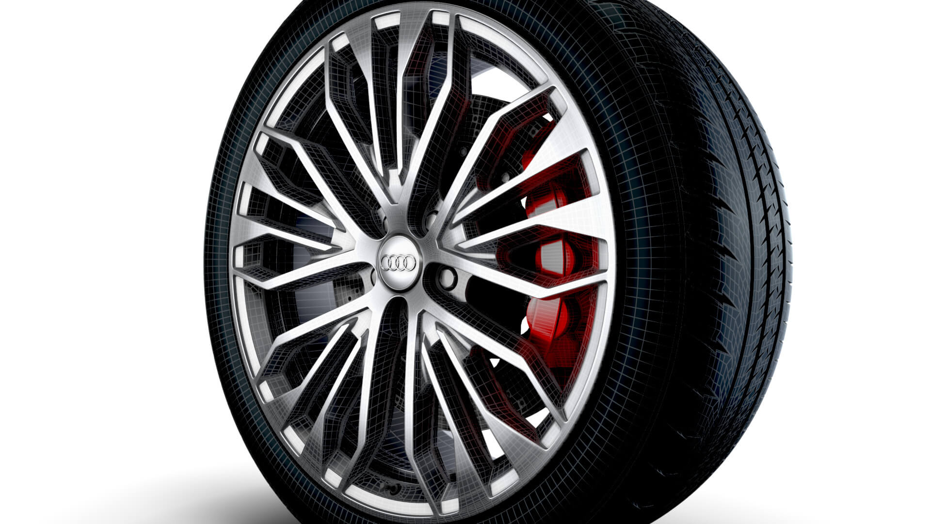 Audi R8 RS Wheel - 3D Model by Creative Idea Studio