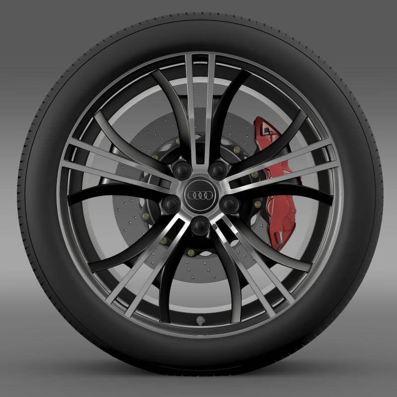 Audi R8 V10 Exclusive Wheel - 3D Model by Creative Idea Studio
