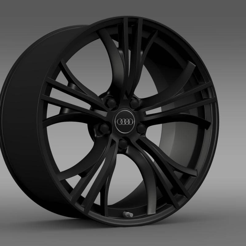 Audi R8 V10 Plus 2013 Rim - 3D Model by Creative Idea Studio