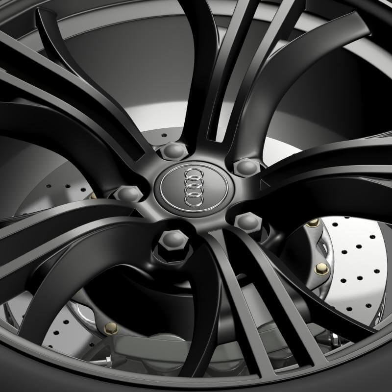 Audi R8 V10 Plus 2013 Wheel - 3D Model by Creative Idea Studio