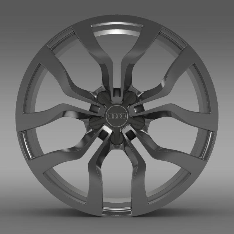 Audi R8 V10 Spyder 2013 Rim - 3D Model by Creative Idea Studio