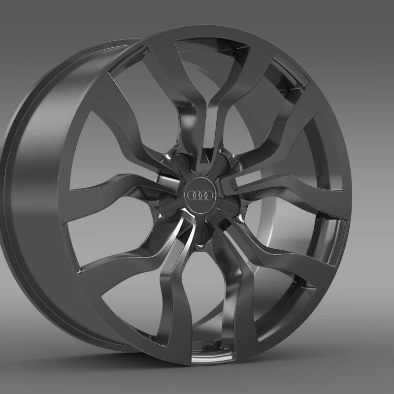 Audi R8 V10 Spyder 2013 Rim - 3D Model by Creative Idea Studio