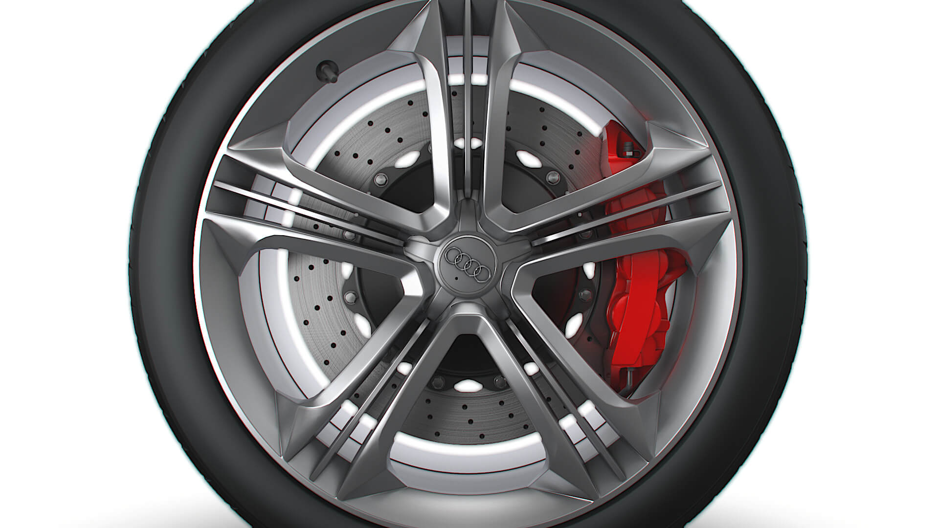 Audi R8 Wheel - 3D Model by Creative Idea Studio