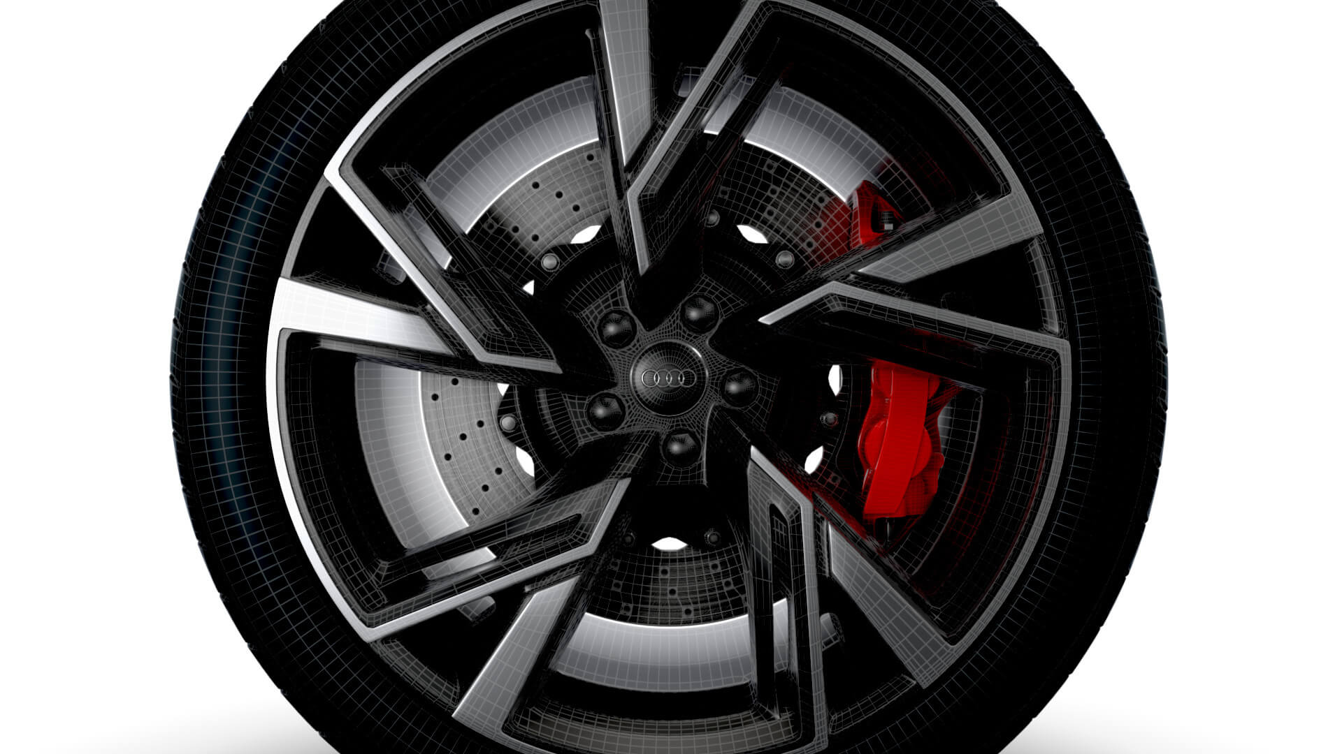 Audi RS6 Wheel - 3D Model by Creative Idea Studio