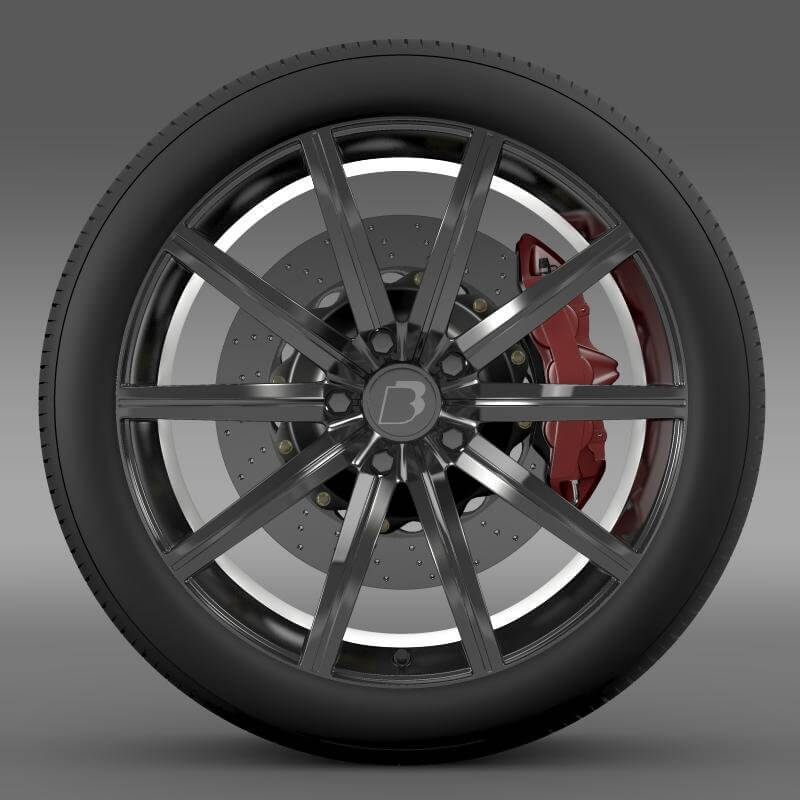 BB Audi R8 Wheel - 3D Model by Creative Idea Studio