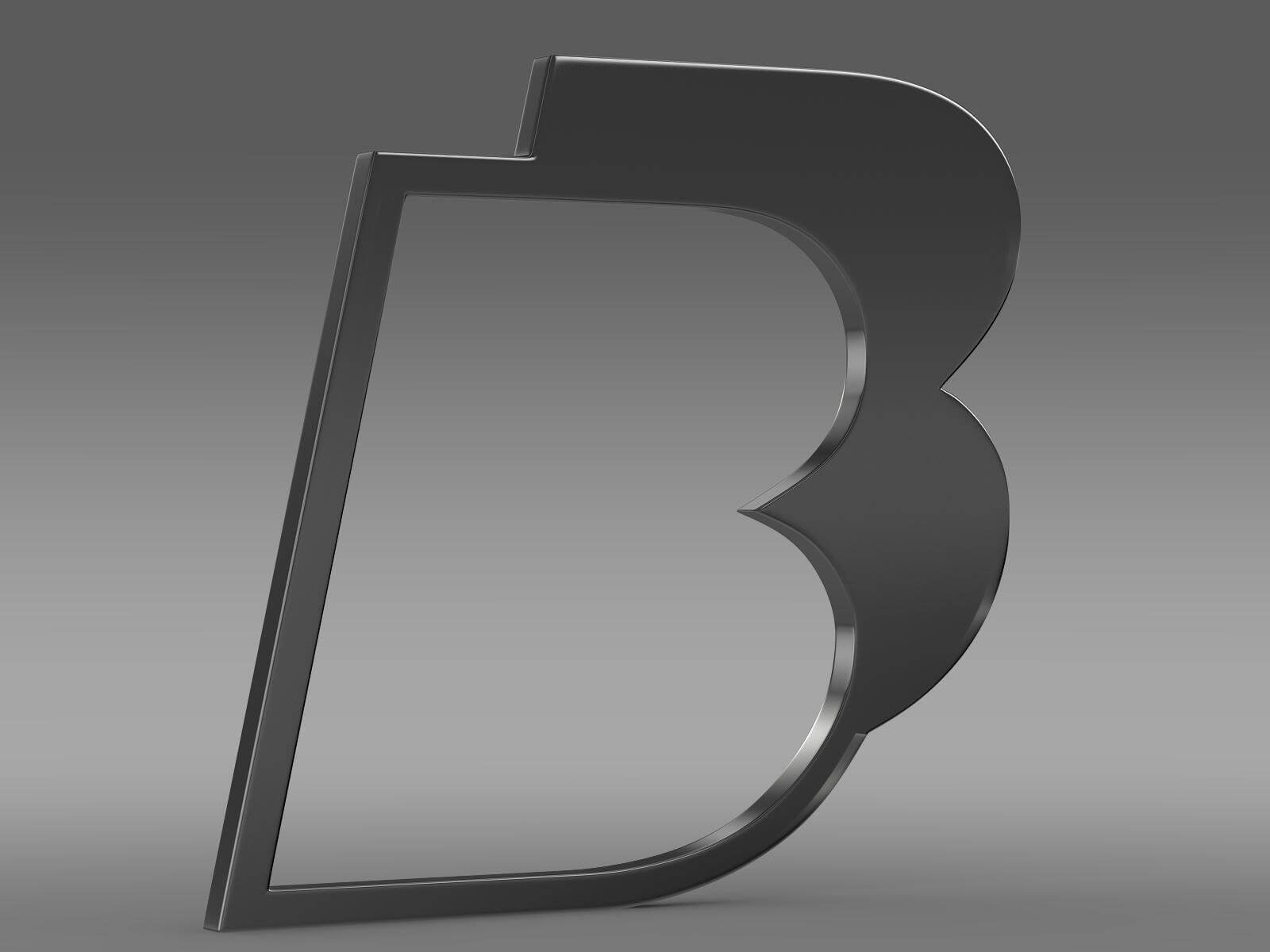 BB Logo - 3D Model by Creative Idea Studio