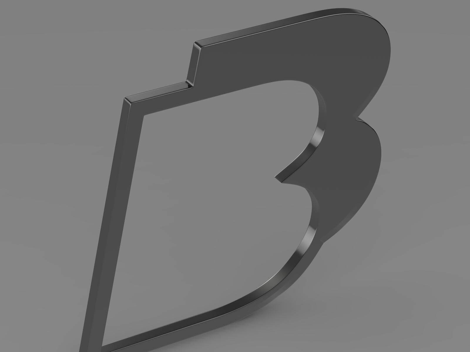 BB Logo - 3D Model by Creative Idea Studio