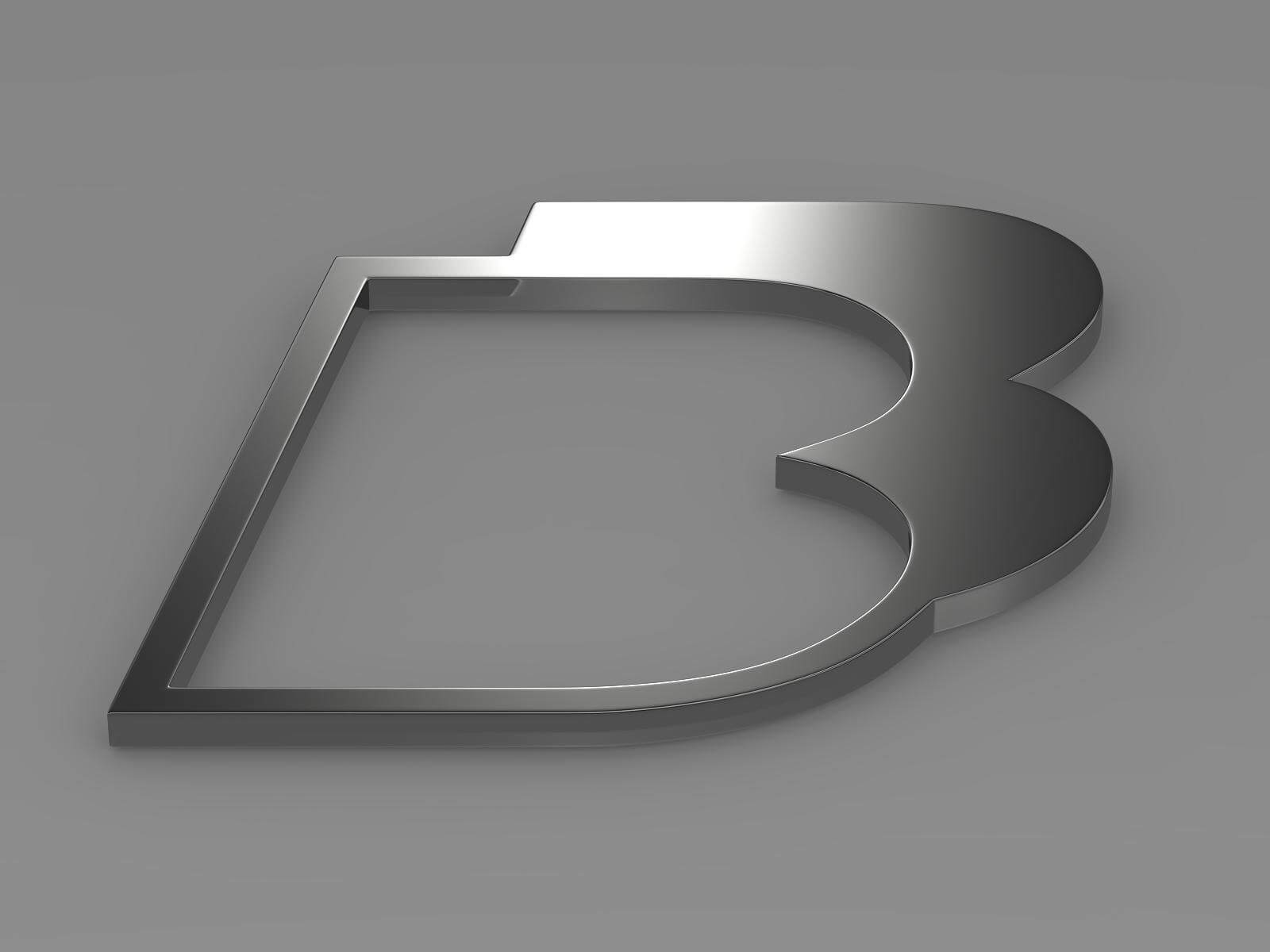 BB Logo - 3D Model by Creative Idea Studio