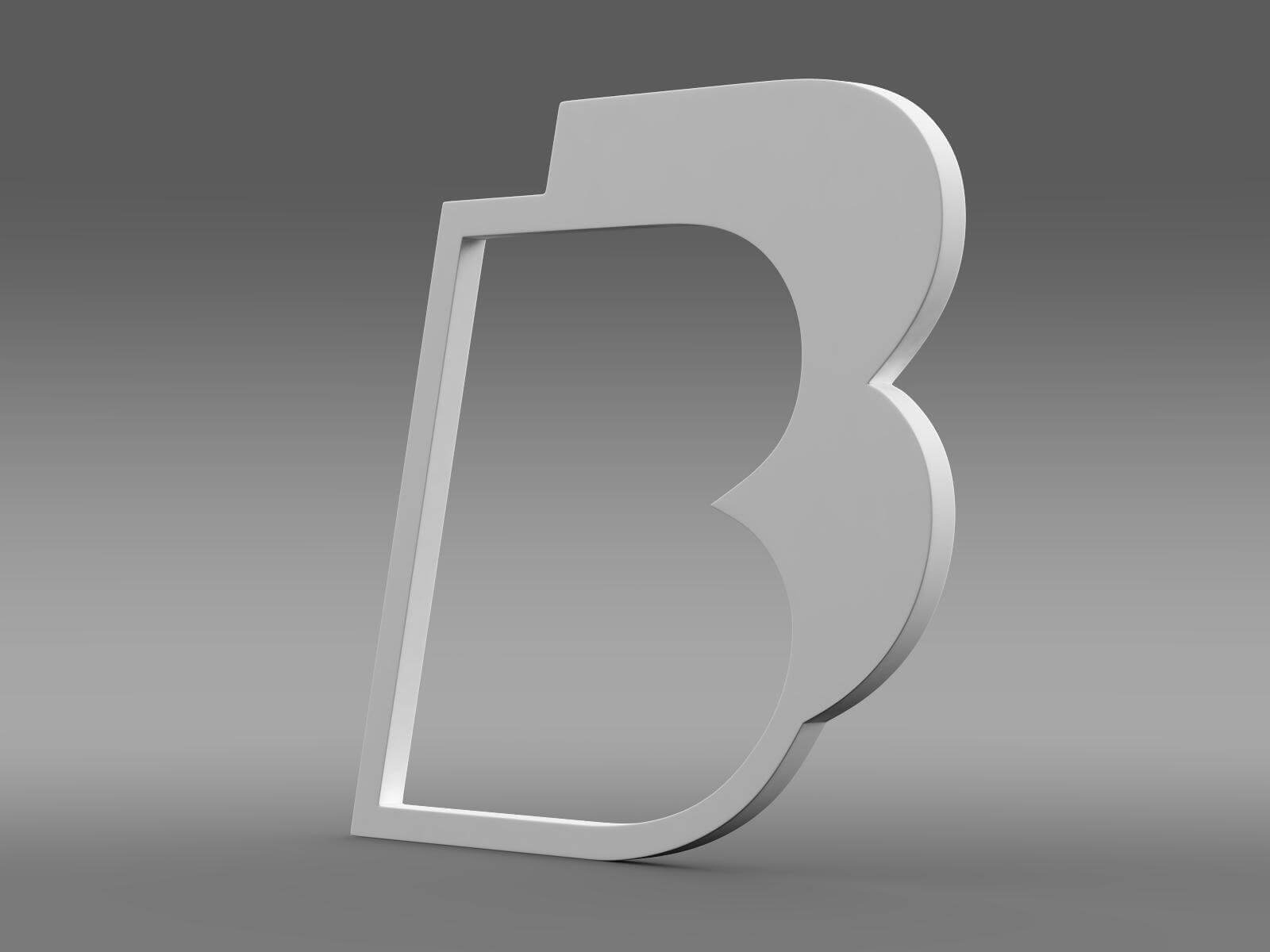BB Logo - 3D Model by Creative Idea Studio