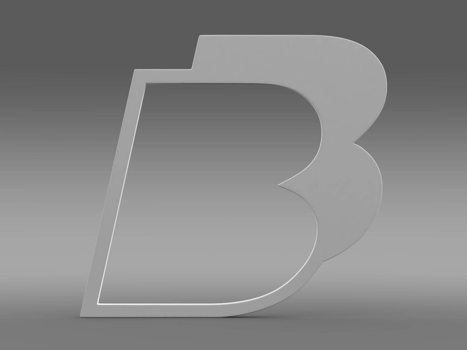 BB Logo - 3D Model by Creative Idea Studio