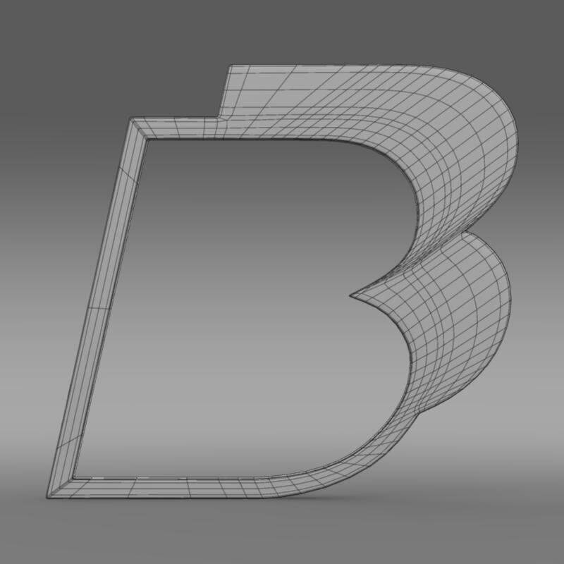 BB Logo - 3D Model by Creative Idea Studio