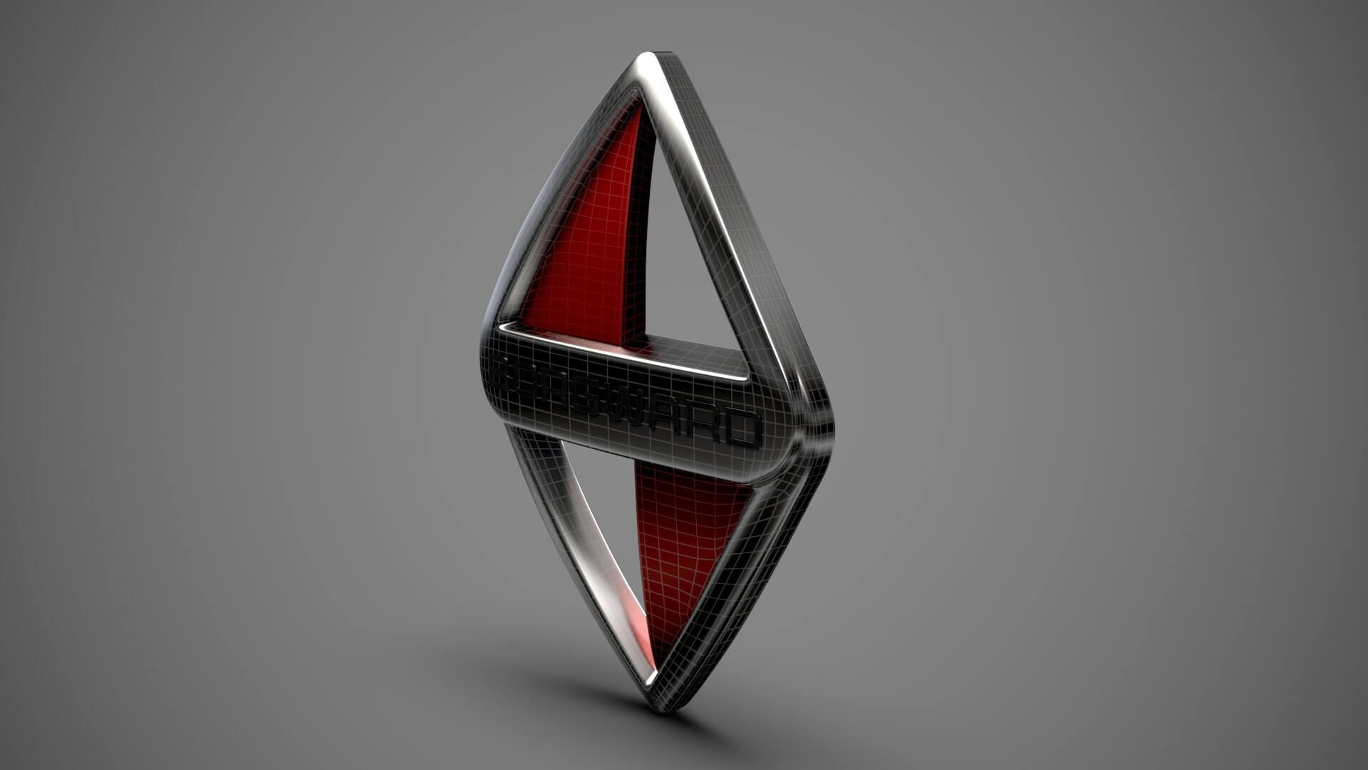 Red Triangle Car Logo