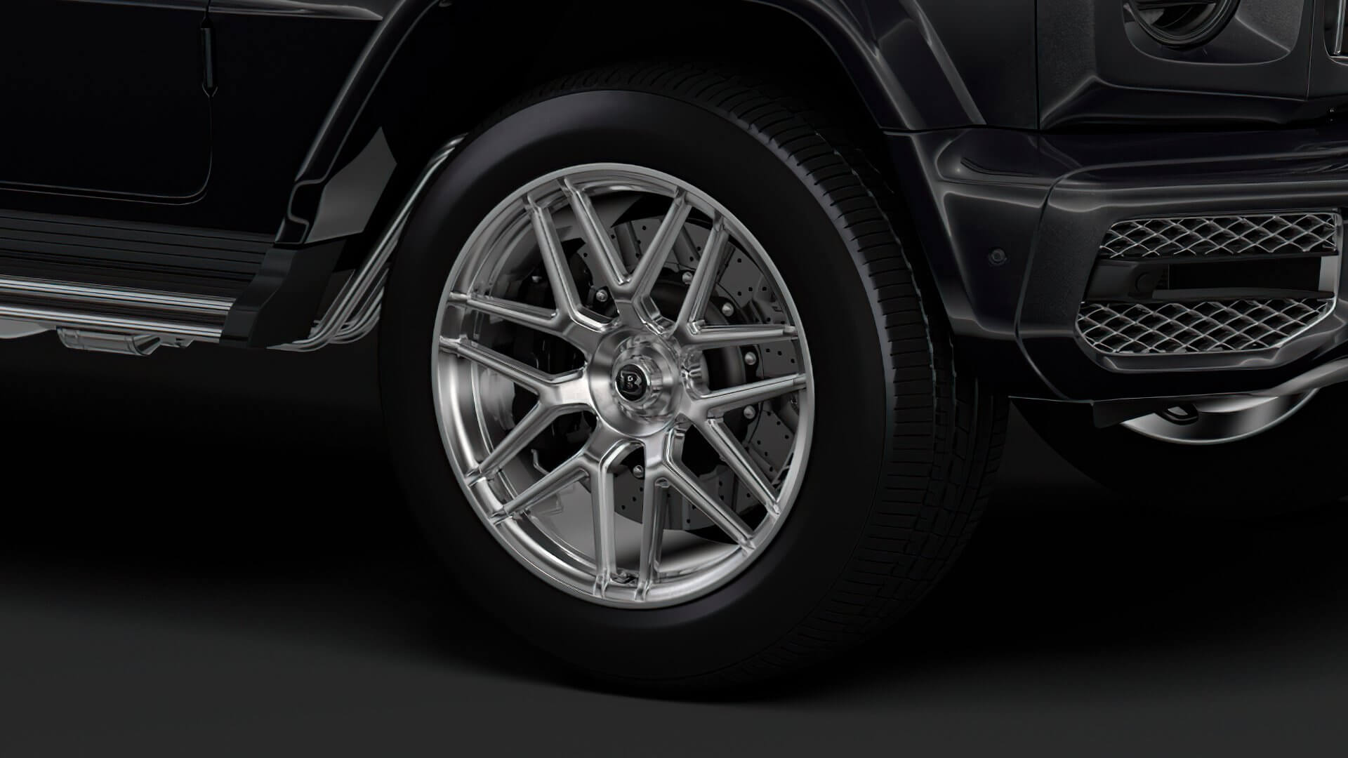 Brabus G 65 W464 2019 Wheel - 3D Model by Creative Idea Studio