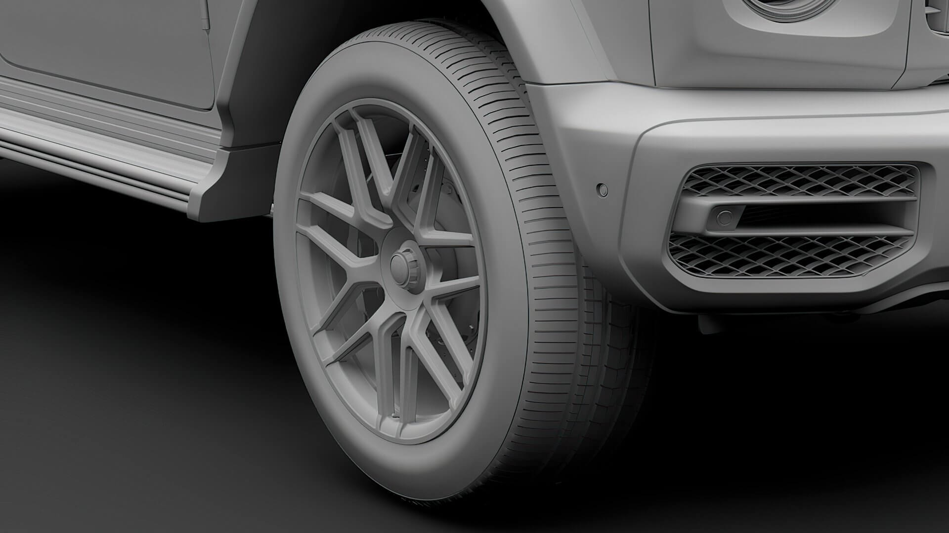 Brabus G 65 W464 2019 Wheel - 3D Model by Creative Idea Studio