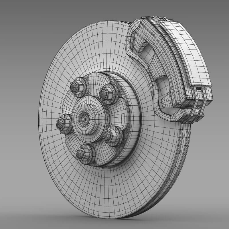Brakes - 3D Model by Creative Idea Studio