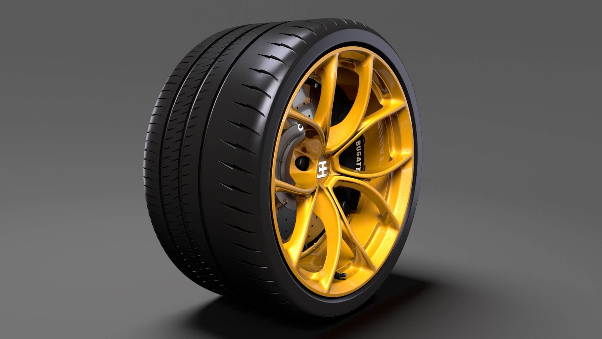 Bugatti Chiron Wheel - 3D Model by Creative Idea Studio