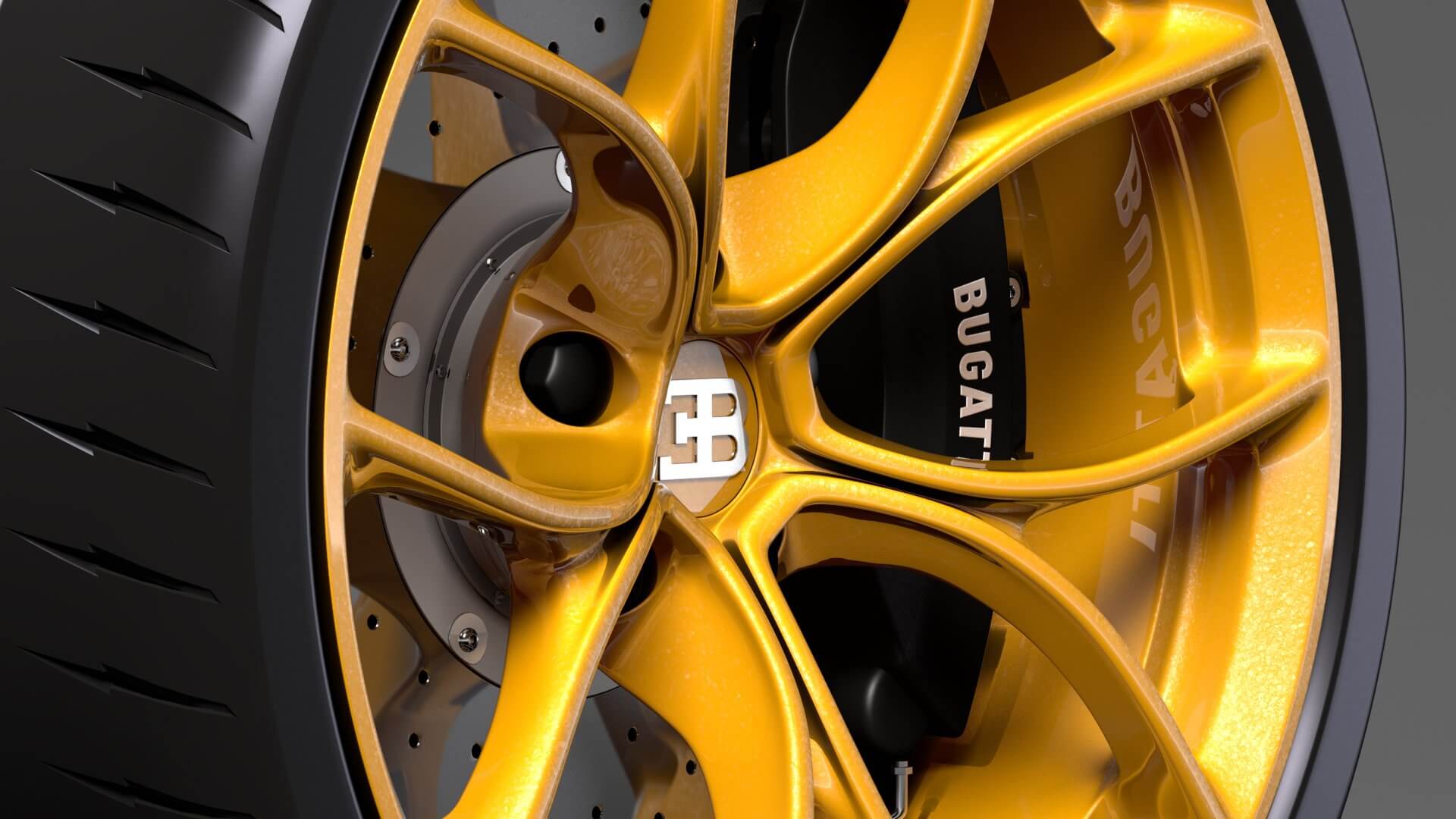 Bugatti Chiron Wheel - 3D Model by Creative Idea Studio