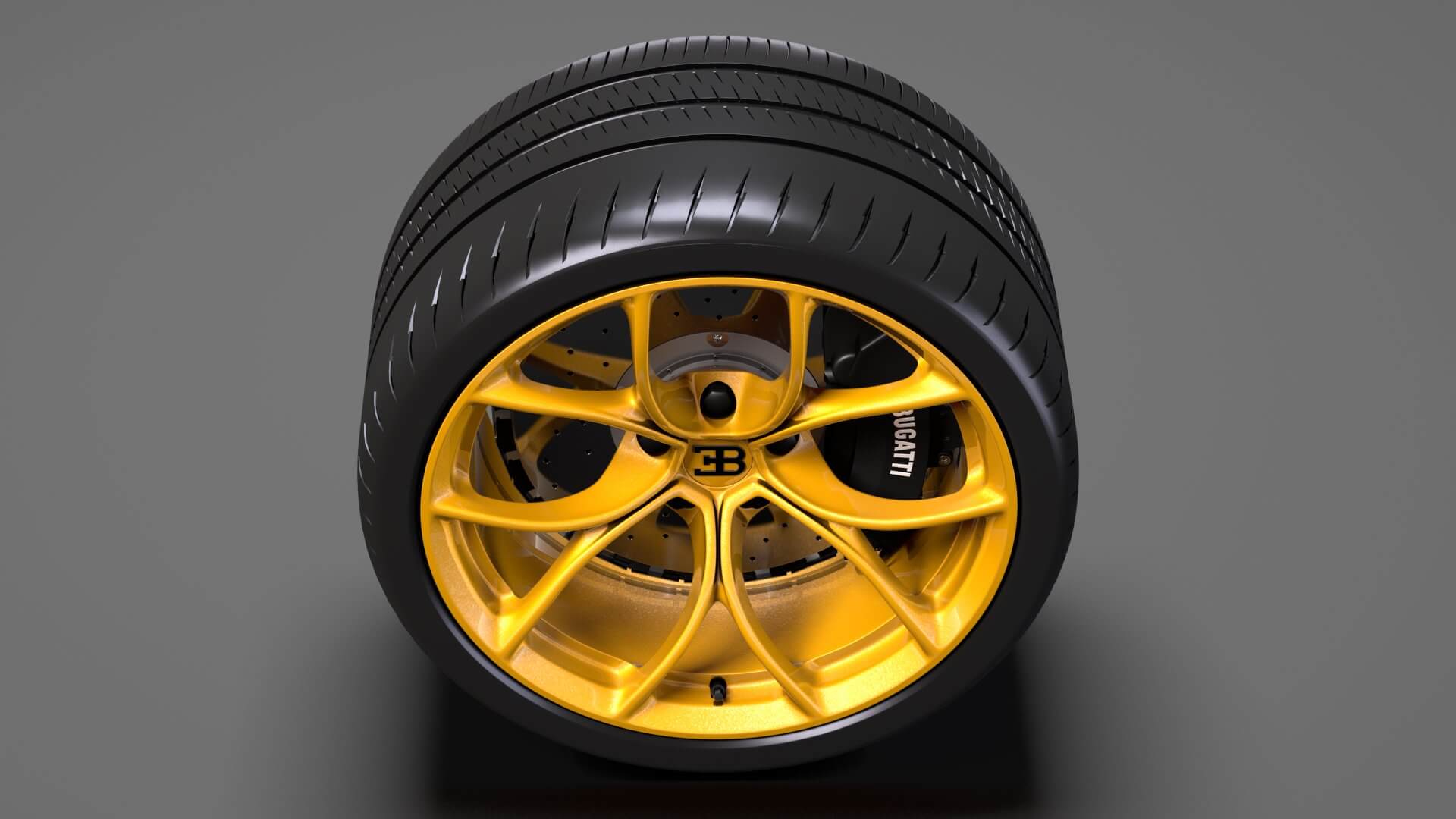Bugatti Chiron Wheel - 3D Model by Creative Idea Studio