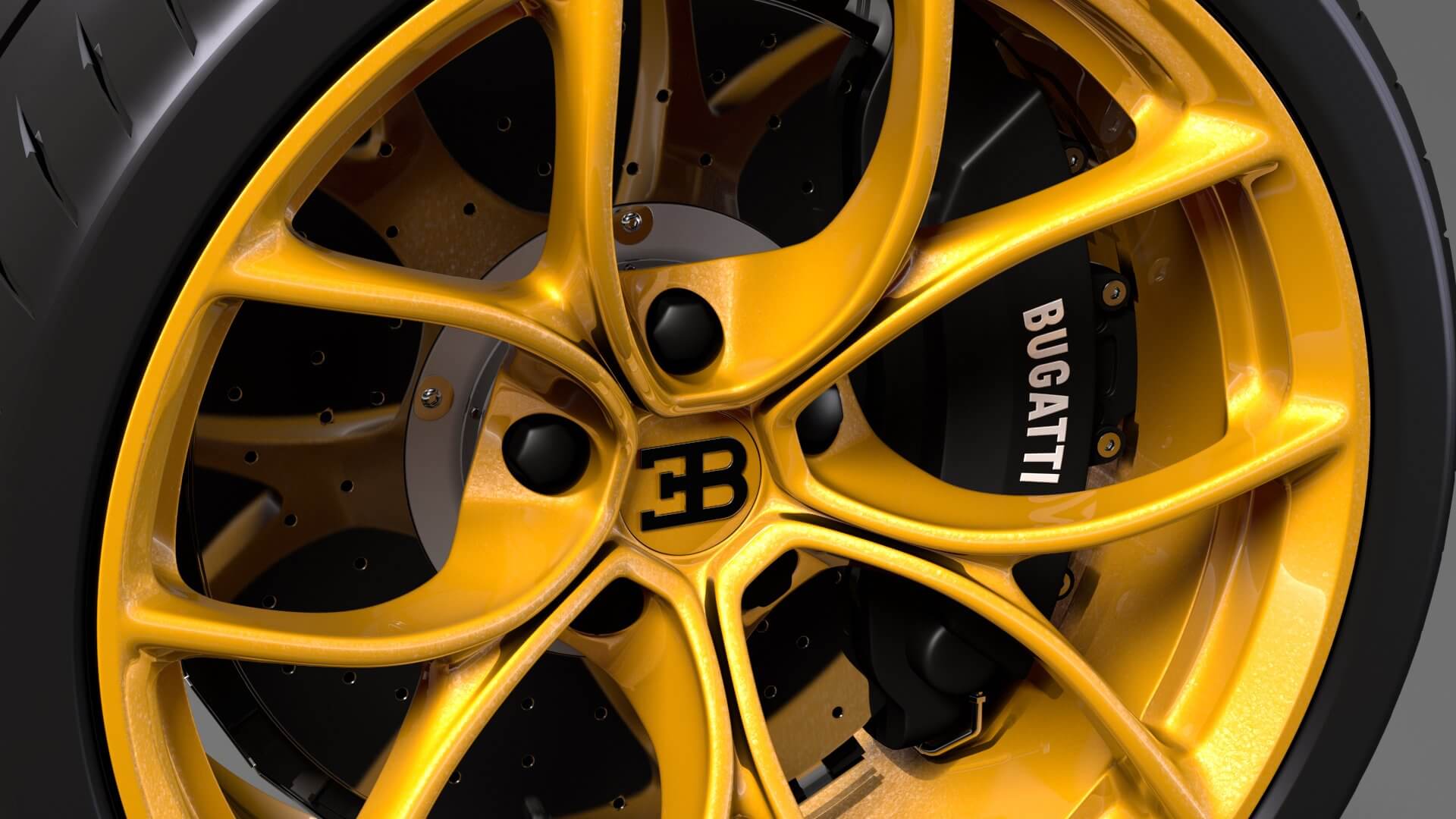 Bugatti Chiron Wheel - 3D Model by Creative Idea Studio