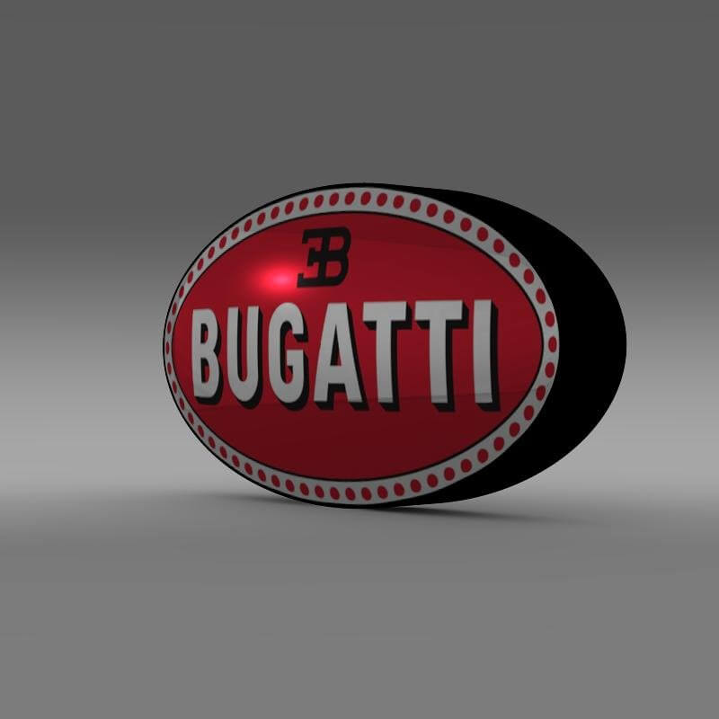 Bugatti Logo - 3D Model by Creative Idea Studio