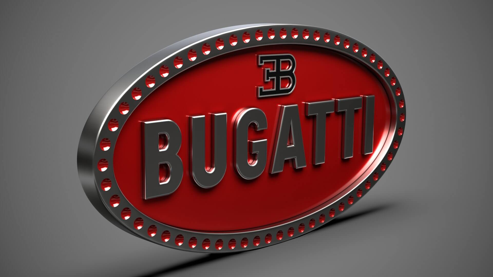 Bugatti Logo - 3D Model by Creative Idea Studio