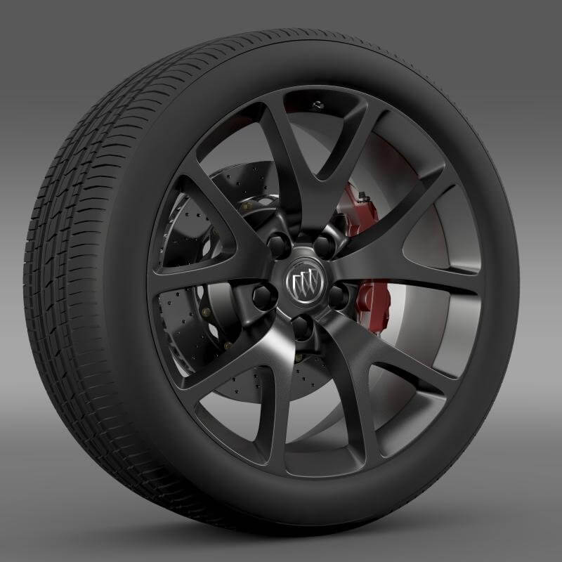 Buick Regal GS Wheel - 3D Model by Creative Idea Studio
