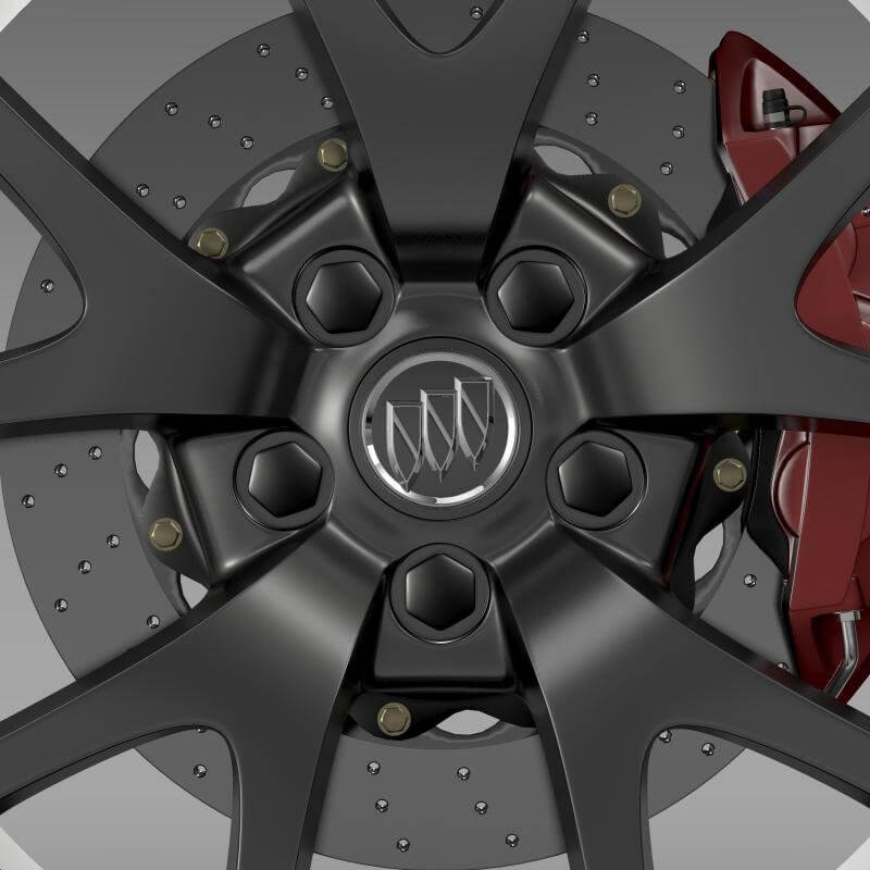 Buick Regal GS Wheel - 3D Model by Creative Idea Studio