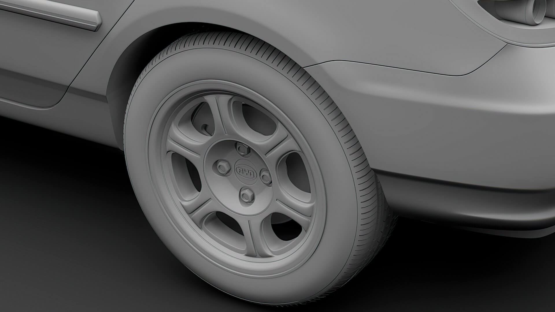 BYD F3 2016 Wheel - 3D Model by Creative Idea Studio