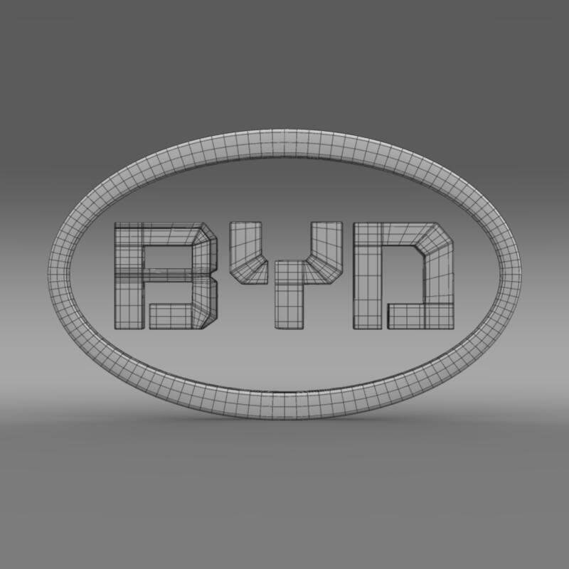 Byd Logo - 3D Model by Creative Idea Studio