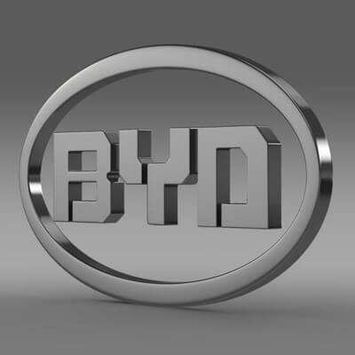 Byd Logo - 3D Model by Creative Idea Studio