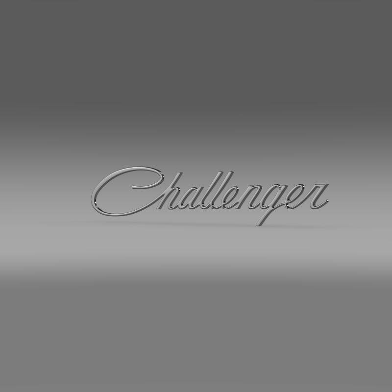 Challenger Logo - 3D Model by Creative Idea Studio