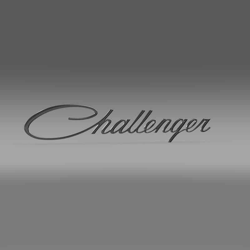 Challenger Logo - 3D Model by Creative Idea Studio
