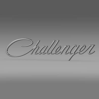 Challenger Logo - 3D Model by Creative Idea Studio