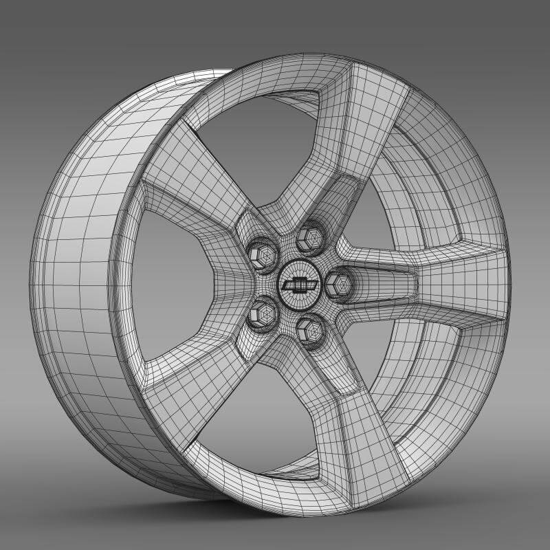 Chevrolet Camaro 2010 Rim - 3D Model by Creative Idea Studio