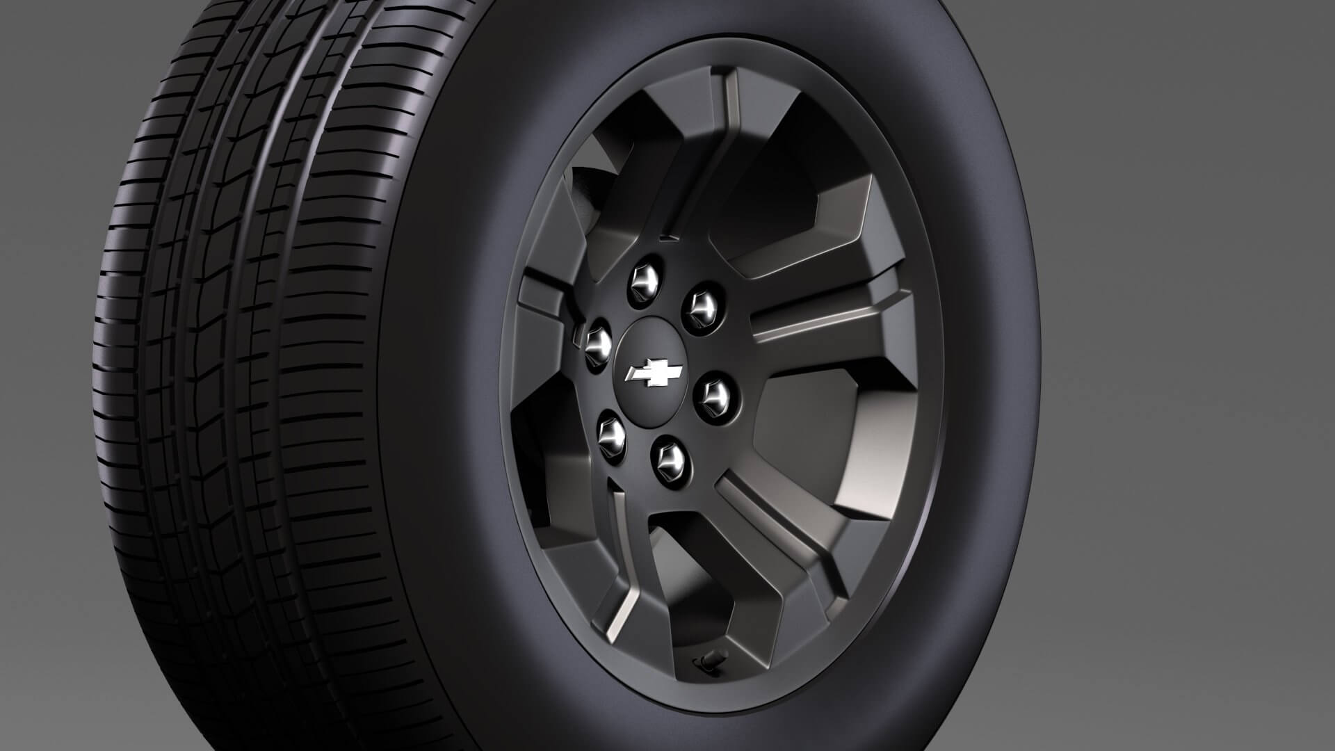 Chevrolet Silverado LT Z71 Wheel 2017 - 3D Model by Creative Idea Studio