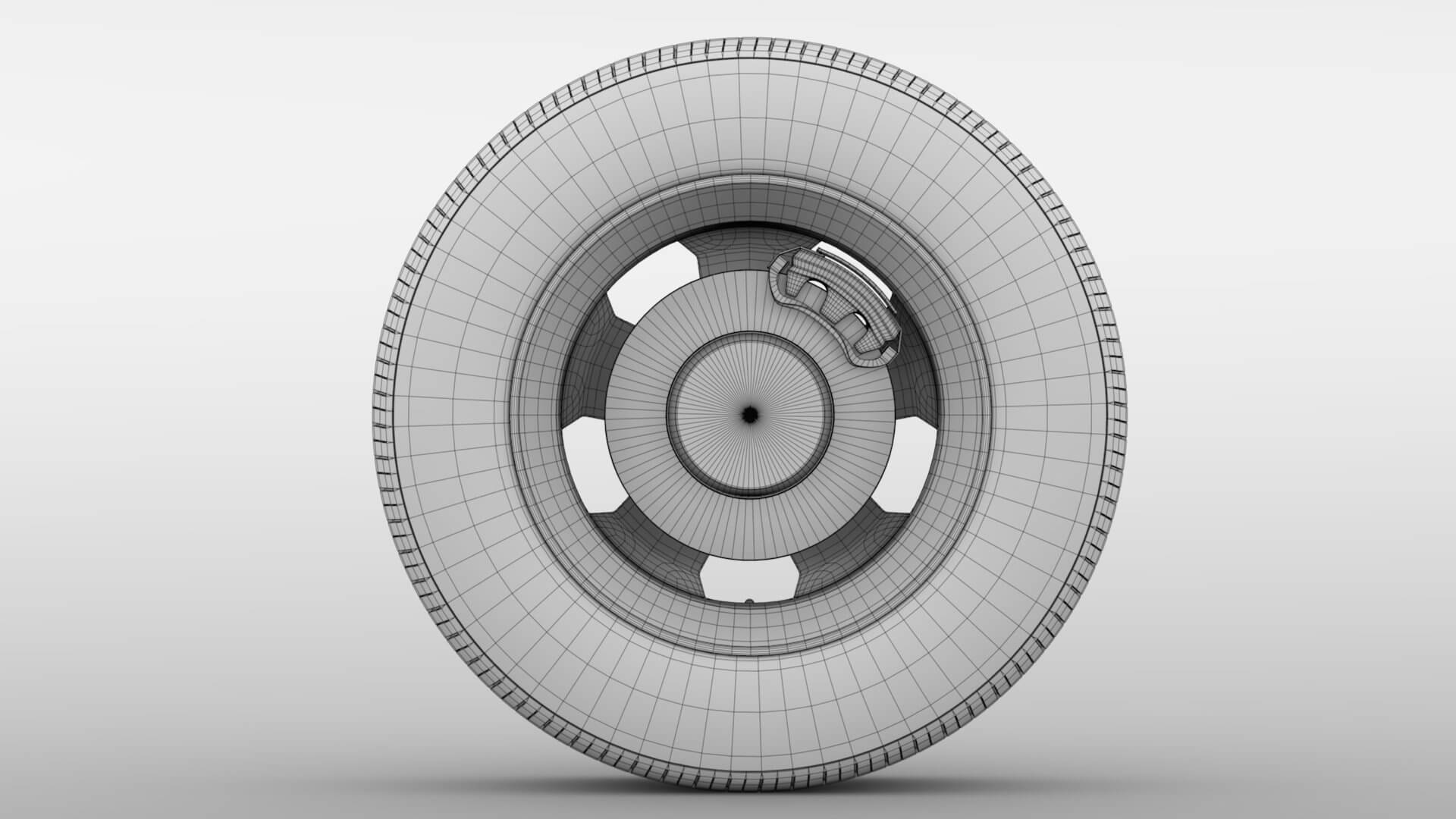 Chevrolet Silverado LT Z71 Wheel 2017 - 3D Model by Creative Idea Studio