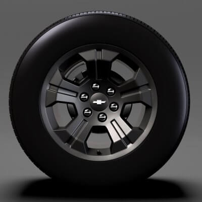 Chevrolet Silverado LT Z71 Wheel 2017 - 3D Model by Creative Idea Studio