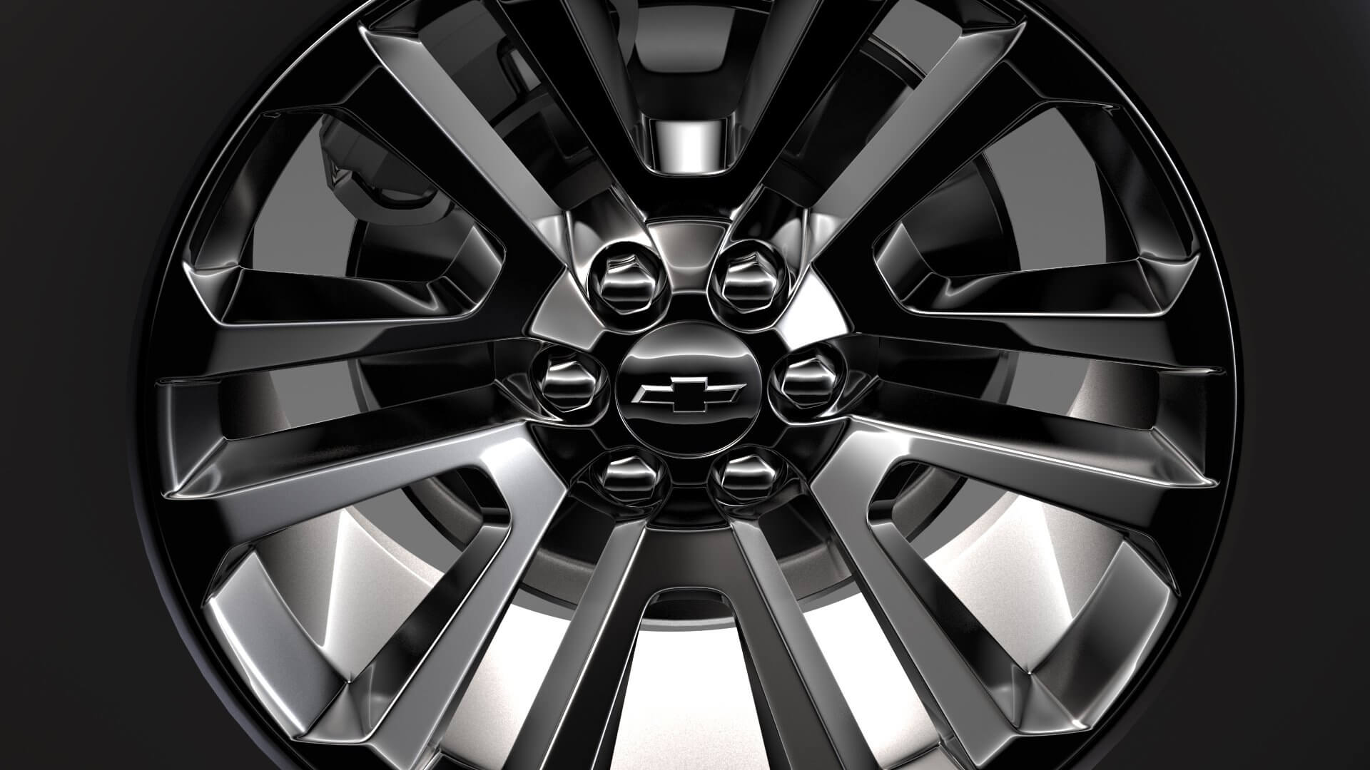 Chevrolet Silverado LTZ Wheel 2017 - 3D Model by Creative Idea Studio