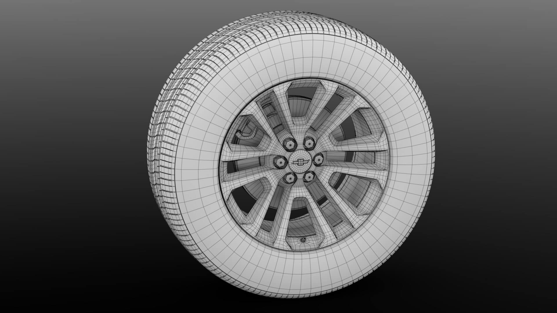 Chevrolet Silverado LTZ Wheel 2017 - 3D Model by Creative Idea Studio