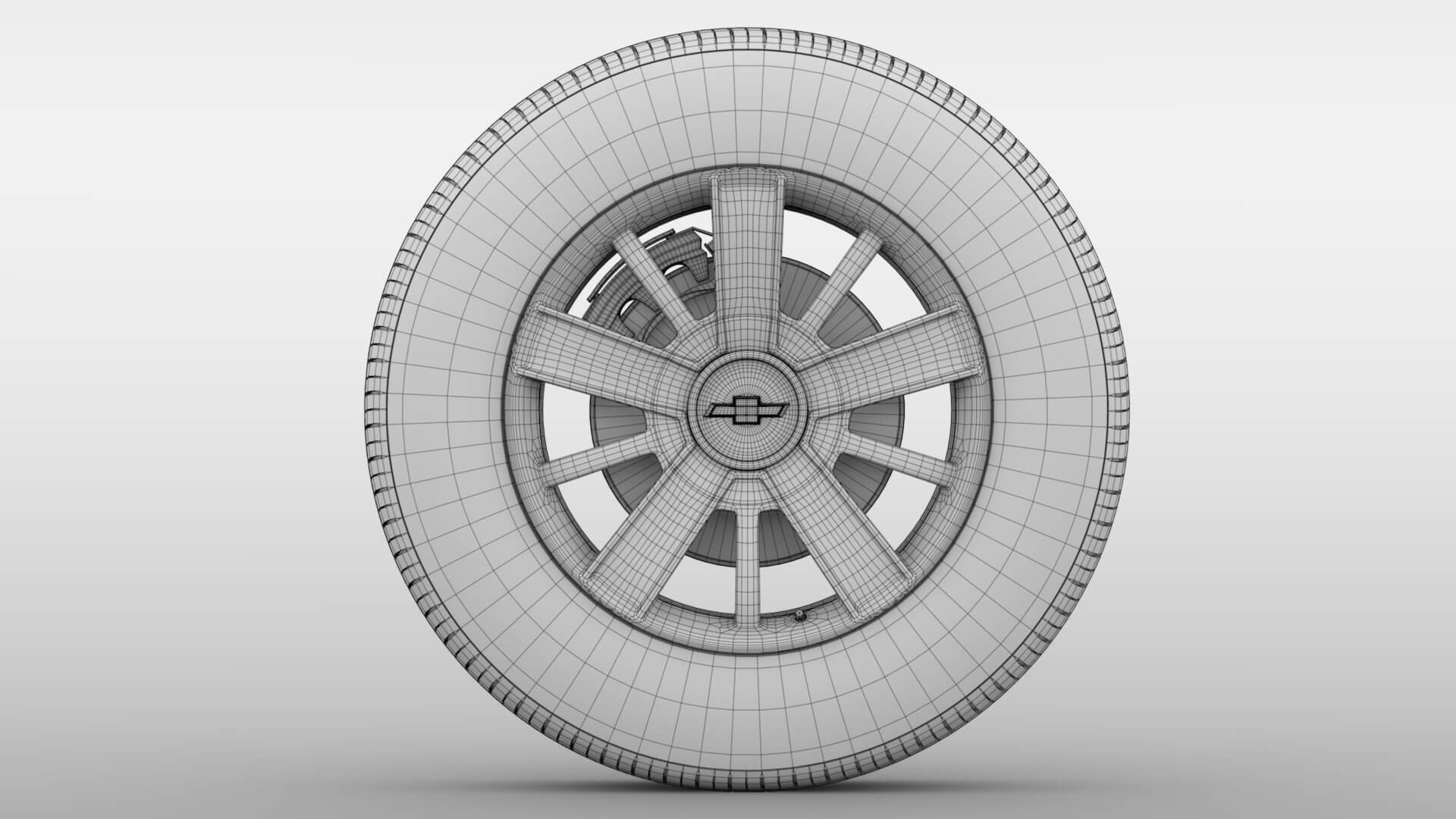 Chevrolet Silverado Wheel 2017 - 3D Model by Creative Idea Studio