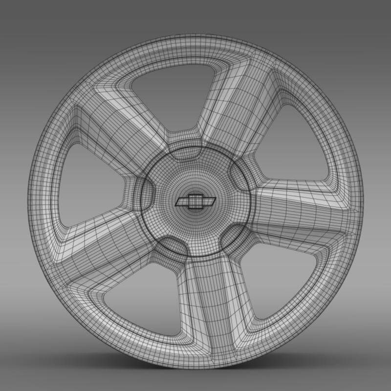 Chevrolet Suburban LTZ 2007 Rim - 3D Model by Creative Idea Studio