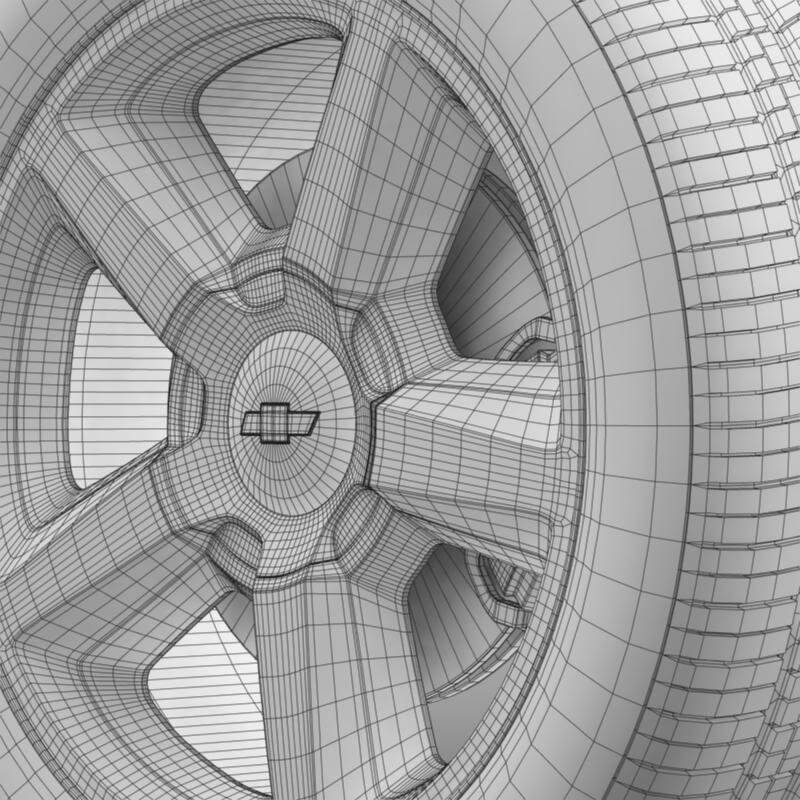 Chevrolet Tahoe 2008 Wheel - 3D Model by Creative Idea Studio