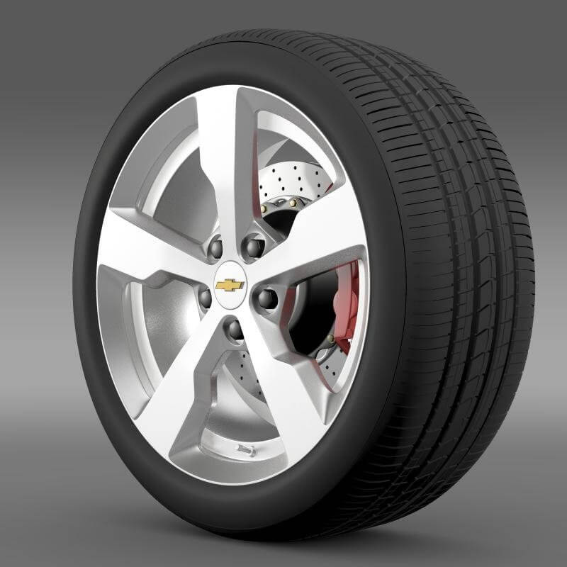 Chevrolet Volt Wheel - 3D Model by Creative Idea Studio