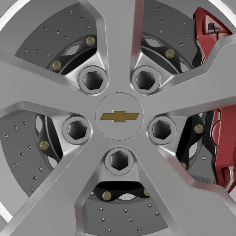 Chevrolet Volt Wheel - 3D Model by Creative Idea Studio