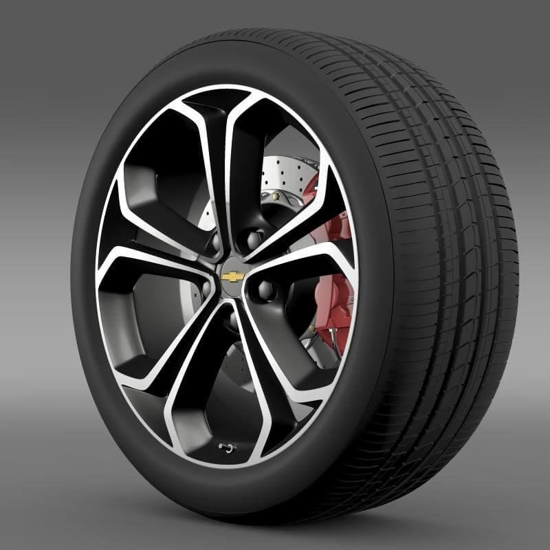 Chevrolet Volt Z Spec Concept Wheel - 3D Model by Creative Idea Studio