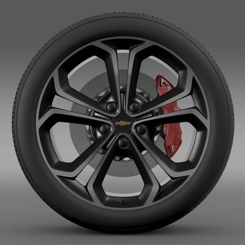 Chevrolet Volt Z Spec Concept Wheel - 3D Model by Creative Idea Studio