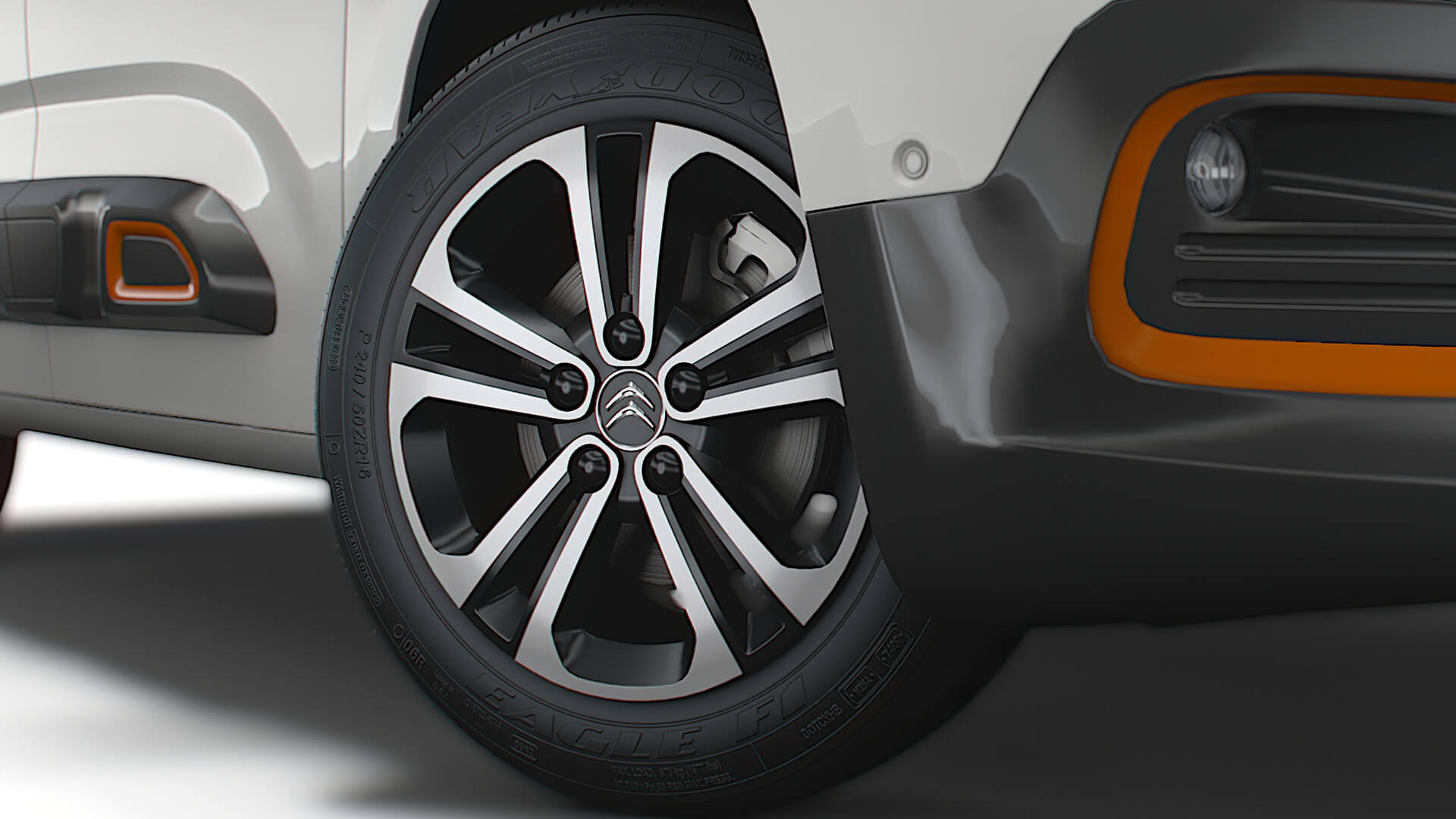 Citroen Berlingo Multispace 2021 Wheel - 3D Model by Creative Idea Studio